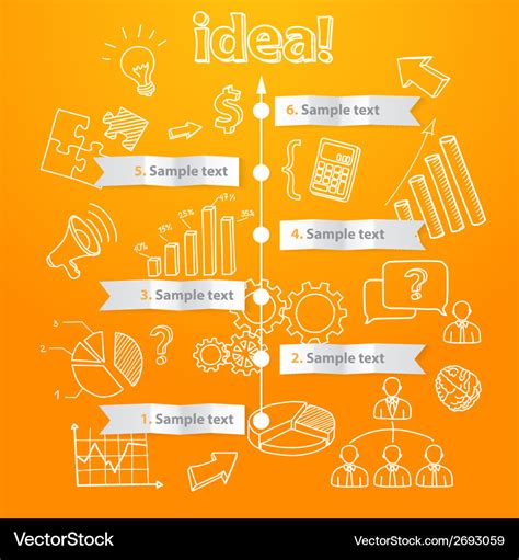 Process Idea Generation Business Royalty Free Vector Image