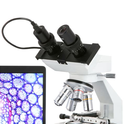 Amscope B100 Series Biological Binocular Compound Microscope 40x 2000x