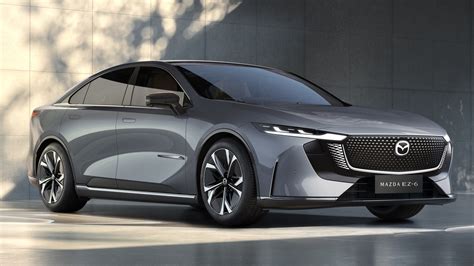Mazda Has Unveiled The Electric Ez 6 Saloon And It Looks Predictably