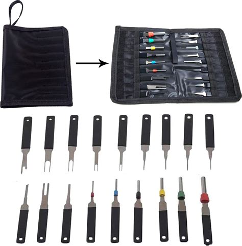Qisf Kit De 21 Extracteurs De Cosses Pour Connecteur Serti De Câblage