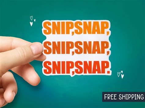 The Office Sticker Snip Snap Sticker Michael Scott Sticker The Office