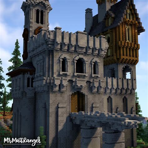 Mrmattranger Minecraft Builder On Instagram Medieval Minecraft Castle ————————————— Built