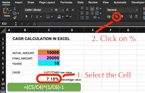 Cagr Formula In Excel 2 Easy Methods To Calculate Cagr In Excel Cagr