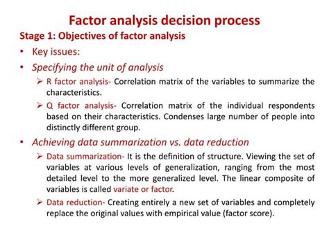Factor Analysis Fa Pptx