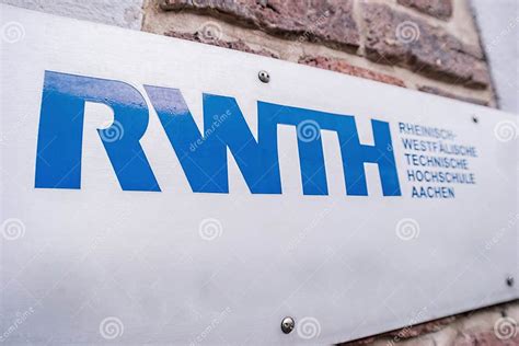 AACHEN, GERMANY JANUARY, 2017: Logo of the RWTH Aachen University. with More Than 44,000 ...