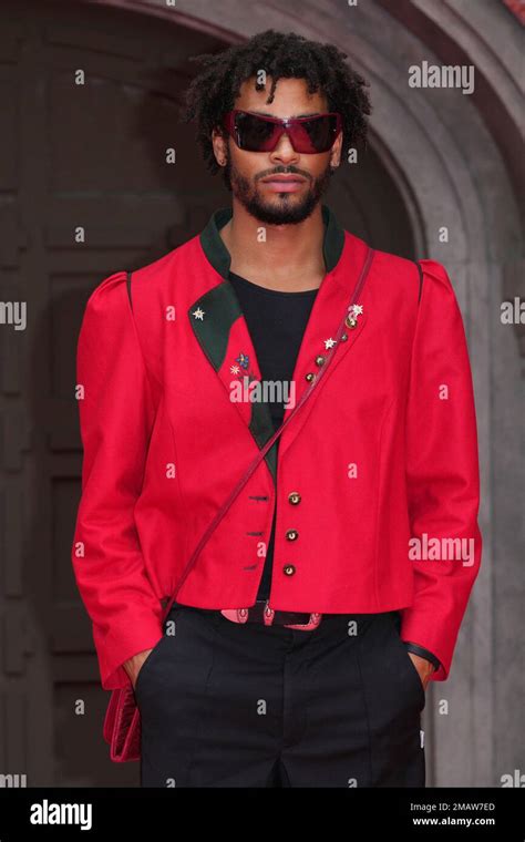 Jordan Hames Poses For Photographers Upon Arrival For The Premiere Of The Tv Series House Of