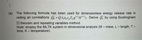 Solved A ﻿the Following Formula Has Been Used For