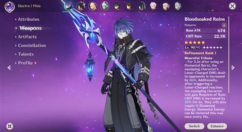 Genshin Impact Flins Build Guide Best Weapons Teams Artifacts And More