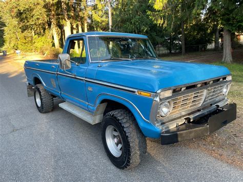 1975 F250 4x4 Highboy 360 4 Speed Original 1 Owner Survivor Worldwide
