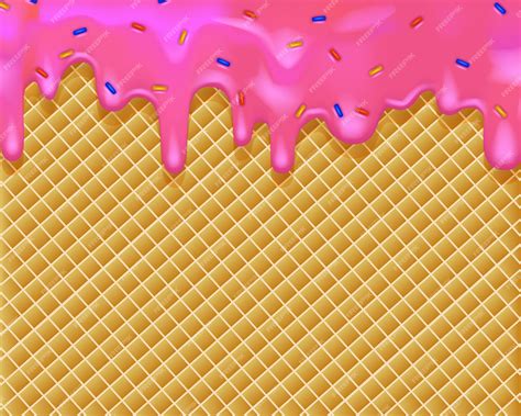 Cobertura Pingando Rosa Com Granulado Colorido Cobertura De Rosquinha
