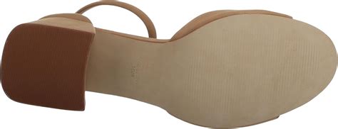 Steve Madden Womens Ella Heeled Sandal Tan Nubuck Steve Madden