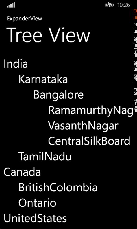 C How To Implement Expander View With Multi Leveltree View From