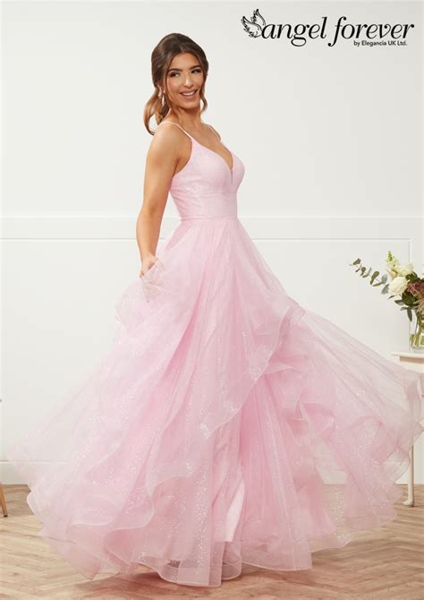 Angel Forever Af4343 Peacock Blue Teal Ball Gown