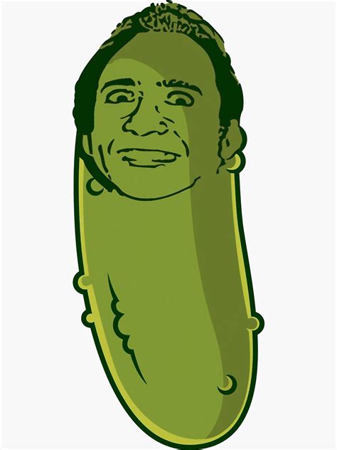 Pickolas Cage Sticker For Sale By Shyphex Redbubble