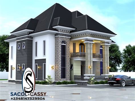 Five Bedroom Duplex With Classy Exterior Design
