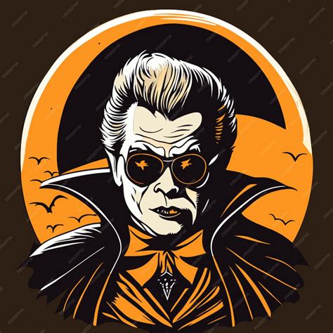 Premium Vector Im Fangtastic Showcasing A Vampire Wearing Sunglasses