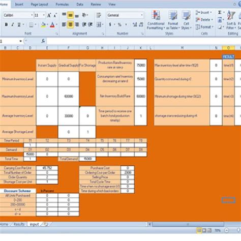 Input Page Represents Input Variables For Different Conditions Download Scientific Diagram