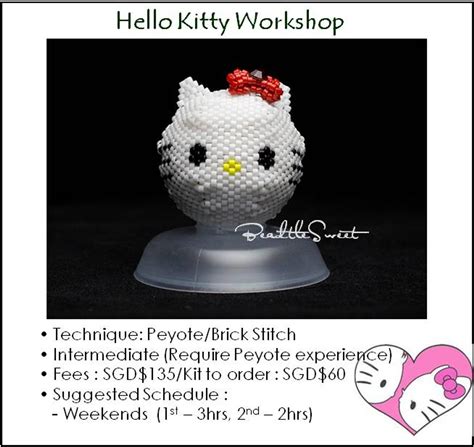Jewelry Making Course Hello Kitty Stitching Workshop
