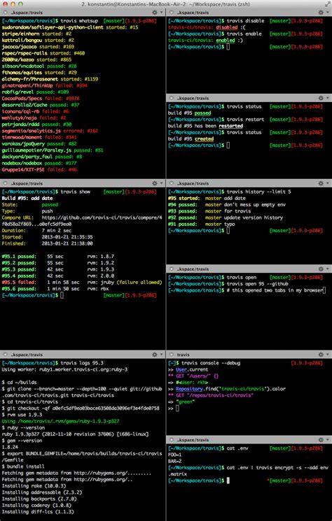 Github Travis Ci Travis Rb Travis Ci Client Cli And Ruby Library
