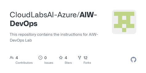 Github Cloudlabsai Azureaiw Devops This Repository Contains The