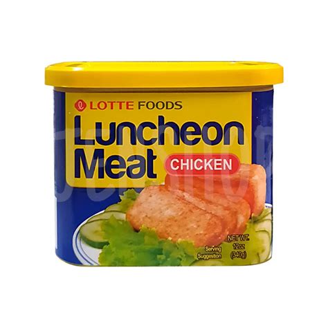 Lotte Foods Luncheon Meat Chicken 340 Grams 12 Oz Lazada Ph