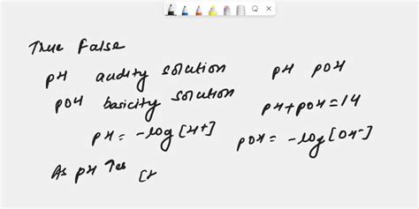 Solved The Ph Of A Buffer Can Be Calculated Using The Formula 14 Poh