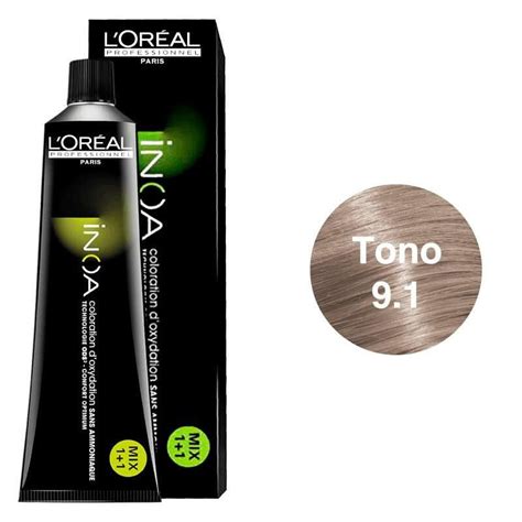 Loreal Tinte Inoa Tono 9 1 Rubio Muy Claro Ceniza 60ml La Tienda Del Peluquero