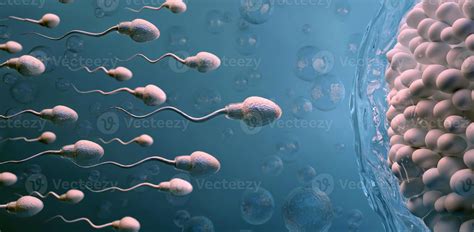 Sperm Cell Under Microscope