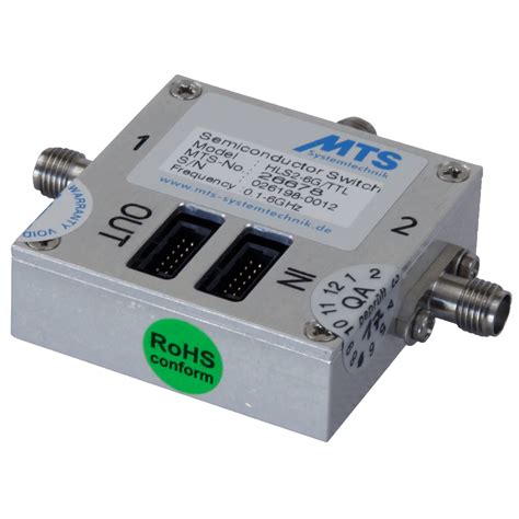 Spdt Semiconductor Switch 0 1 6 Ghz Sma Low Attenuation High Isolation