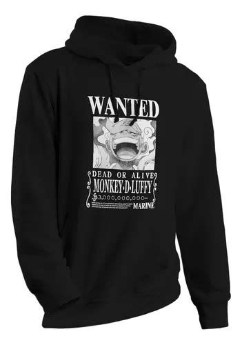 Blusa De Frio Moletom Monkey D Luffy Wanted One Piece Caça Mercadolivre
