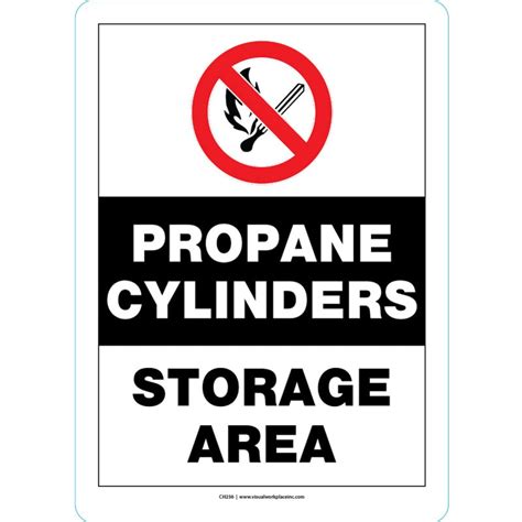 Propane Cylinders Storage Area Visual Workplace Inc