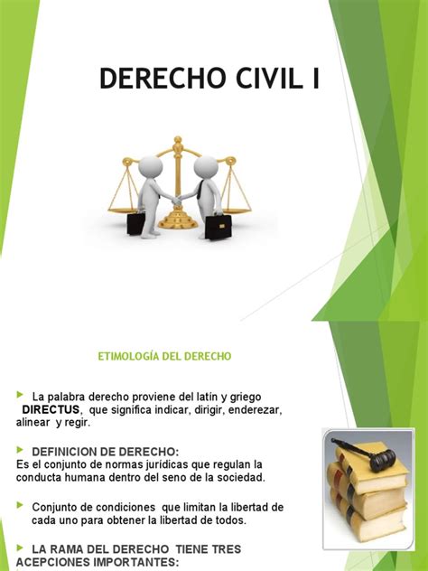 Drecho Civil I Primera Clase Derecho Civil Pdf Derecho Civil