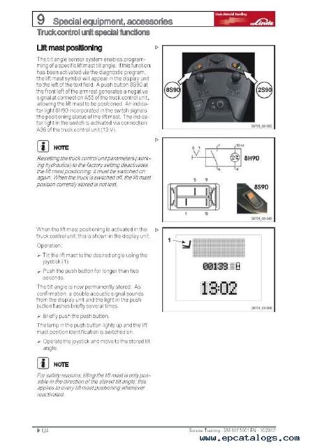 Download Linde E Forklifts E35 E40 E45 E50 Service Training