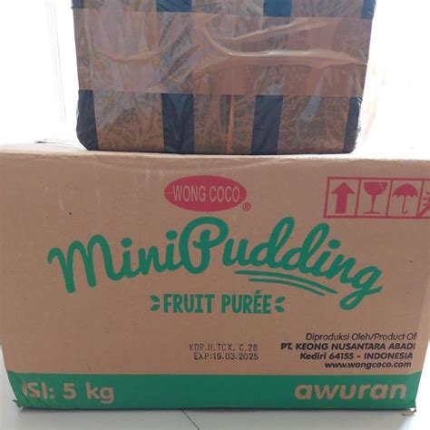 Jual Mini Pudding Wong Coco 1 Dus Isi 5kg Shopee Indonesia