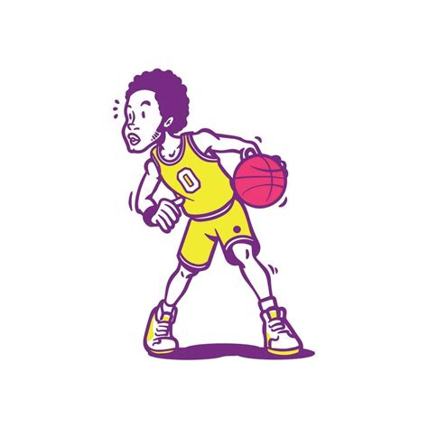 Basketball Dribbling Cartoon At Lola Goll Blog