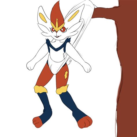 Cinderace Fun Hanging By Wedgie Furry Fur Affinity Dot Net