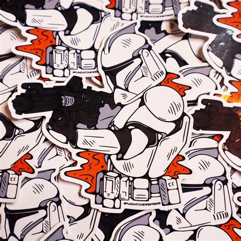 Clone Trooper Sticker Punch It Chewie Press