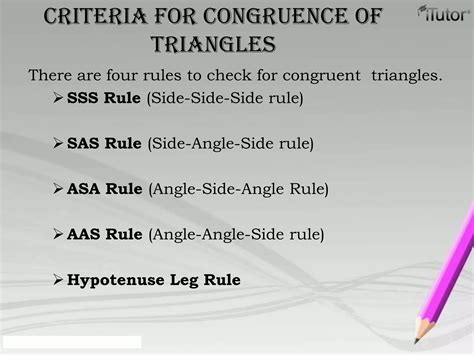 Congruence Of Triangle Pptx