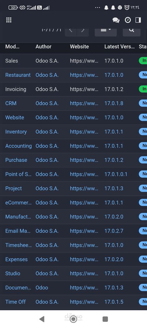Odoo System Practitioner مستقل