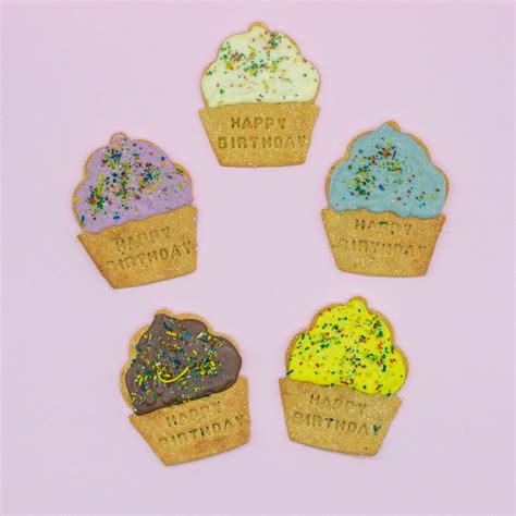 Large Happy Birthday Cupcake Aunty Ems Pawtisserie