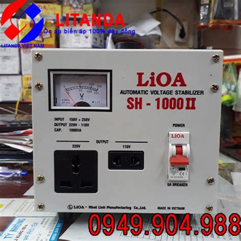 Giá Ổn Áp Lioa 1kva Chính Hãng Mã Sh 1000ii Dri 1000ii Drii 1000ii