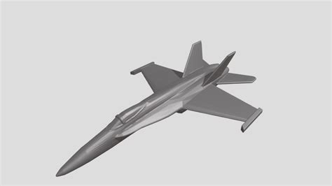 Download F18 Scale Model 3d Model Deep3dsea