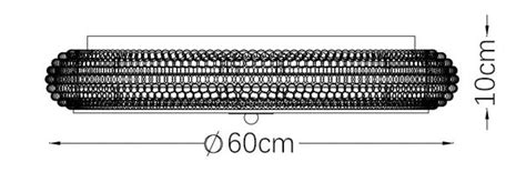 Crystal Ceiling Light