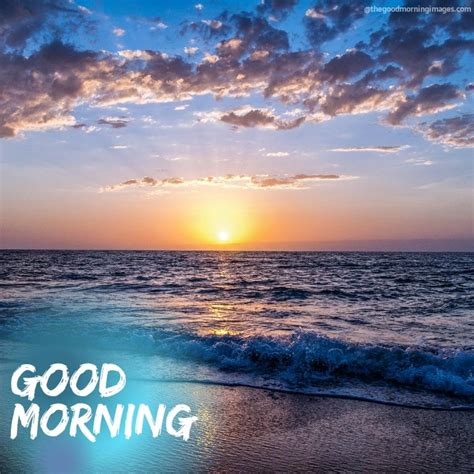 Good Morning Sunrise Over The Ocean