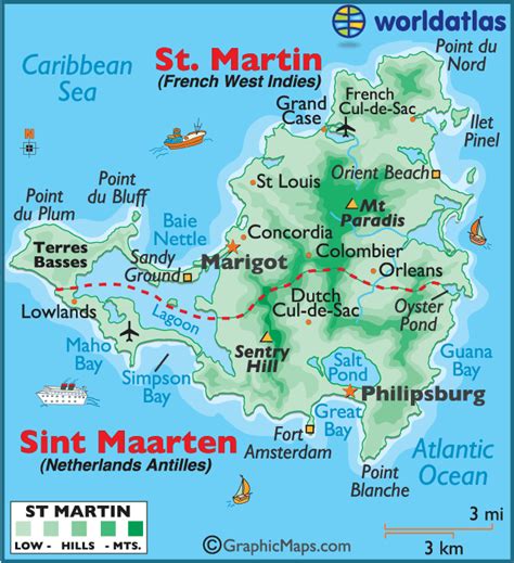 Sint Maarten Map