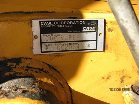 1997 Case 580 Super L Backhoe W Extendahoe Online Government Auctions Of Government Surplus