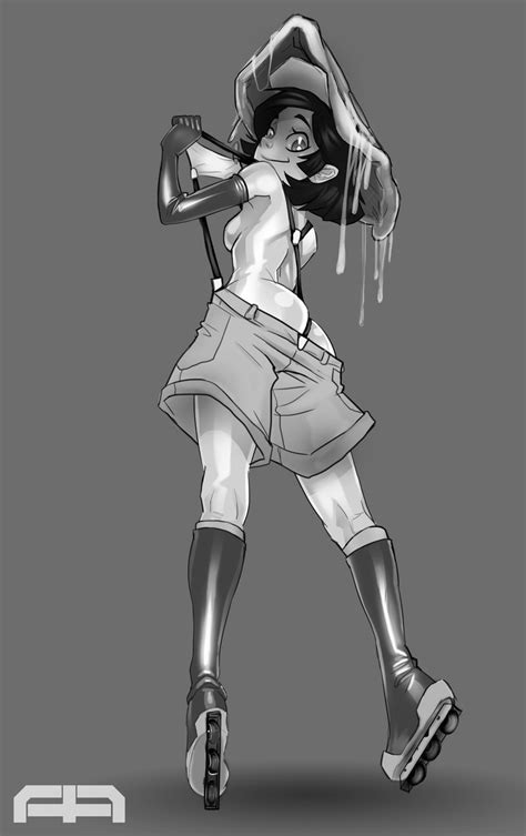 Roni Rollerblader Original Drawn By Andava Danbooru
