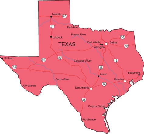 Map Texas Map