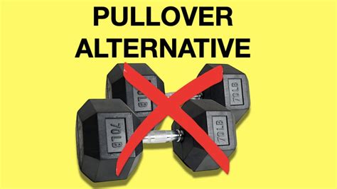 Barbell Pullover Alternative