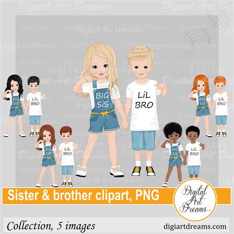 Brothers And Sisters Clipart
